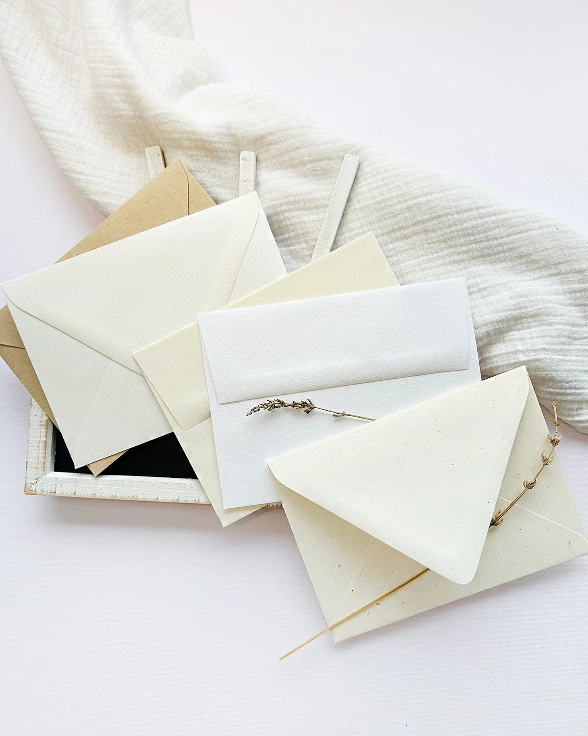 A7 Envelopes for 5x7 Cards in Top Colors, Textures & Styles